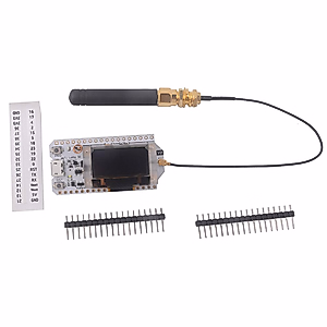 SX1276 LoRa Transceiver Module 868MHz 915MHz IOT 0.96inch OLED Display ESP32 Wifi Bluetooth Development Board + Antenna + JST Battery Connector for Arduino Nodemcu Geekstory