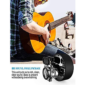 INSMY C12 IPX7 Waterproof Shower Bluetooth Speaker, Portable Wireless Outdoor Speaker with HD Sound, Support TF Card, Suction Cup for Home, Pool, Beach, Boating, Hiking 12H Playtime (Black)