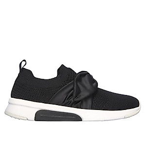 Skechers Modern Jogger-Debbie Sneaker, Black, 2 US Unisex Little Kid