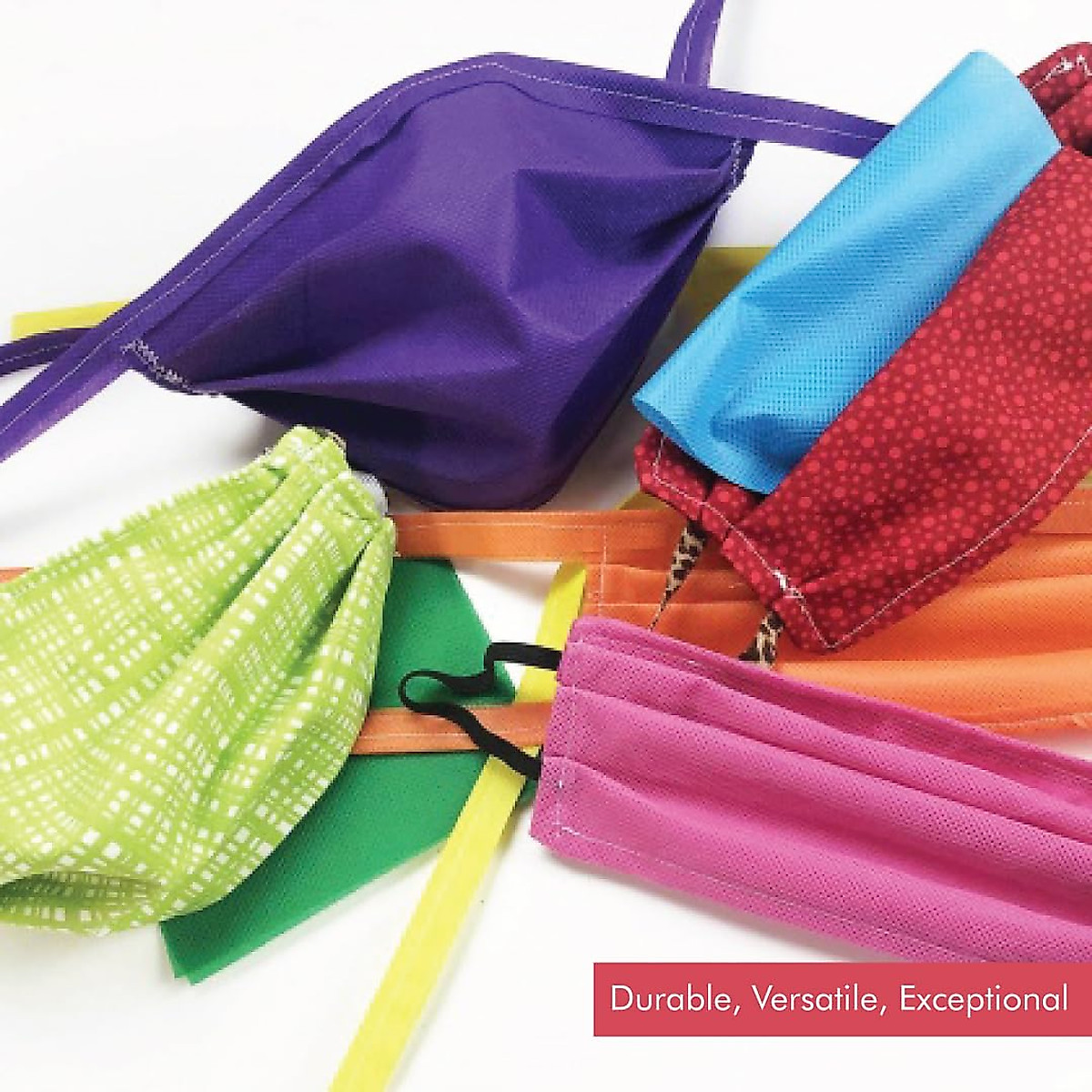 Fairfield OLY-Fun, Multi-Purpose Craft Fabric, Polypropylene Fabric for Sewing, Stenciling, Tying, and More, Craft Supplies, Orange Cursh, 10 Yard Bolt