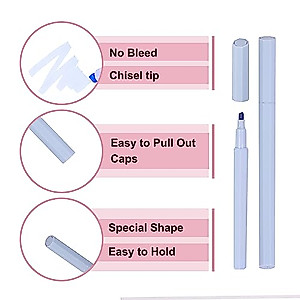 EOOUT 12 Pack Aesthetic Highlighters Muted Pastel Color Cute Bible Highlighters No Bleed and Dry Fast Easy to Hold for Journal Planner Notes School Office Supplies