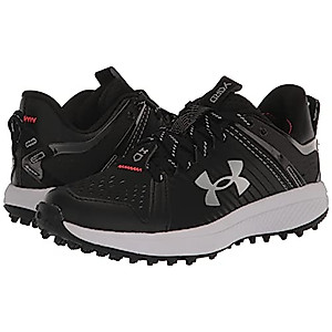 Under Armour Boys' Yard Turf Jr., (001) Black/Black/White, 6, US
