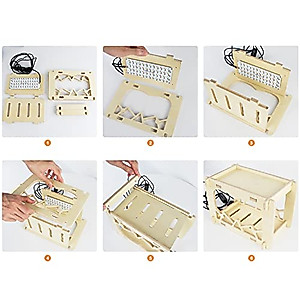 Ldmhlho Led Herb Garden Light Kit for Christmas Gift, Full Spectrum Grow Light with Timer and Dimmer for Succulents, Vegetables, Potted Plants with DC 12V Safety Output