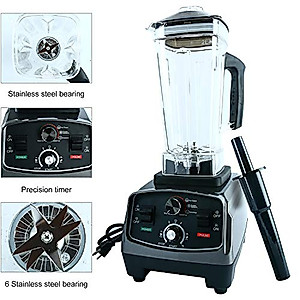 Homend 1400 Watt Commercial Blender, Professional Kitchen Juicer Blenders for Drinks and Smoothies with 67oz BPA-Free Pitcher,Commercial Heavy Duty Blender Food Processor Combo for Soups,Nuts & Batter