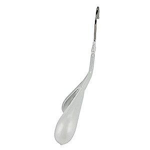 Mawa by Reston Lloyd BodyForm Series Non-Slip Space Saving Clothes Hanger with 2 Clips for Pants or Skirts, Style 42/LK, Set of 5, White