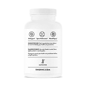 Thorne L-Glutamine - Amino Acid Supplement for GI Health and Immune Function - 90 Capsules