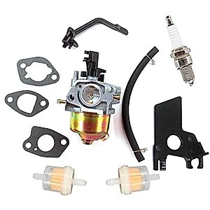 AISEN Carburetor for PepBoys Wen Power Pro 2200 3500 Watts PowerPro 5.5HP 6.5HP Gasoline Generator Spark Plug