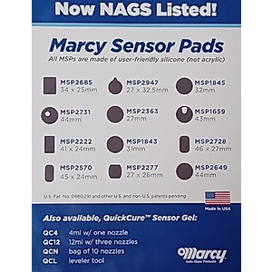 Marcy Adhesives Auto Rain Sensor Pad Lens Fits Between Sensor & Glass for BMW Models See Fitment