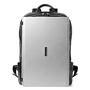 Sharkborough The Entrepreneur Men's Backpack Genuine Leather Business Travel Bag Extra Capacity