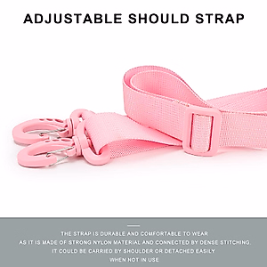 mibasies Unicorn Lunch Bag Kids Insulated Lunch Box for Girls with Water Bottle Holder and Shoulder Strap (Leather Pink)