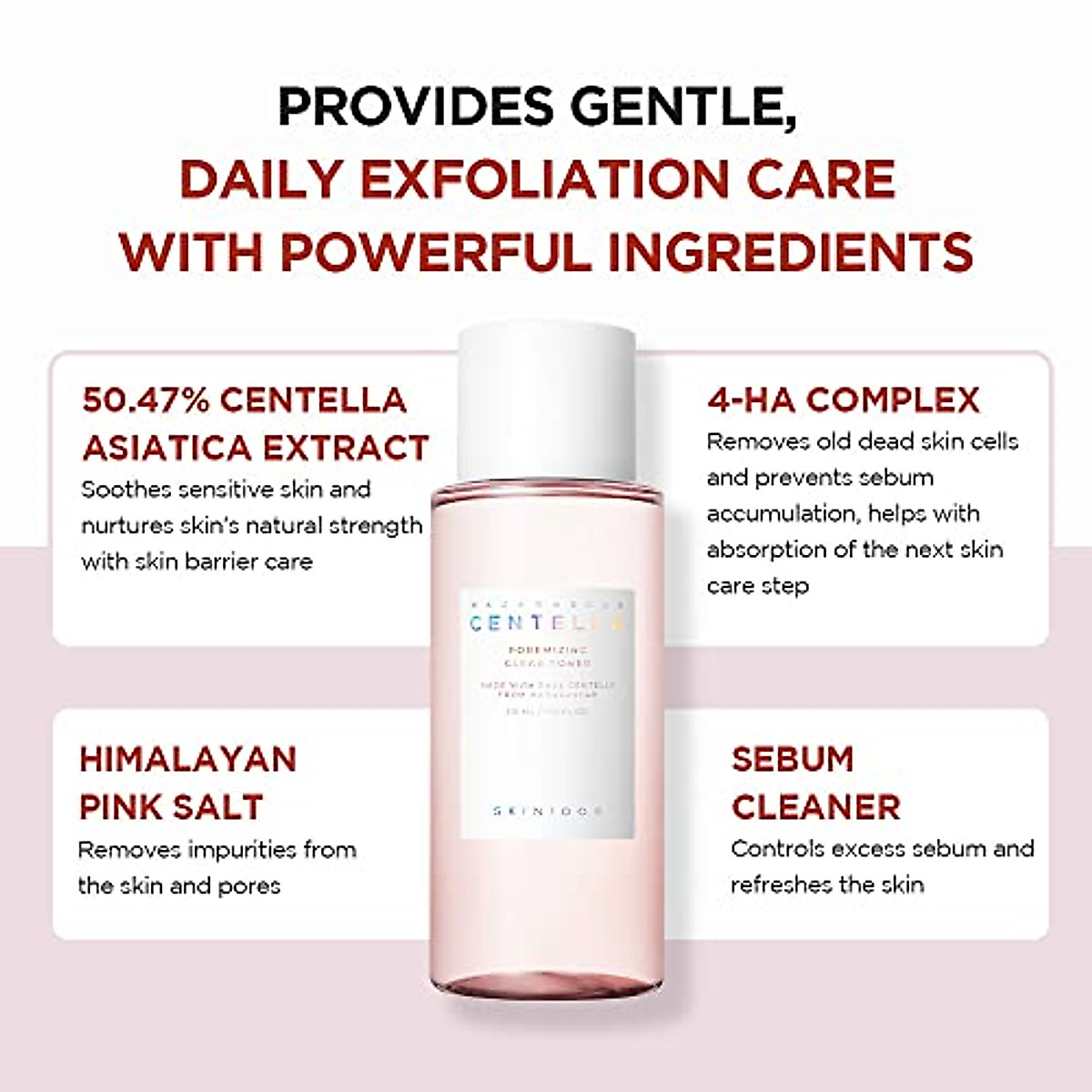 SKIN1004 Madagascar Centella Poremizing Clear Toner 7.1 fl.oz(210ml) | for Keratin Plug | for Sensitive Skin