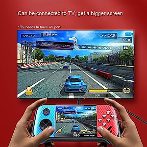 Retro Handheld Game Console for Kids Adults, Mini Game Player Preload 4849 Games, 3.5'' Display Portable Game Machine with 2 Gamepads, Support 2 Players Save Progress and Connect to TV