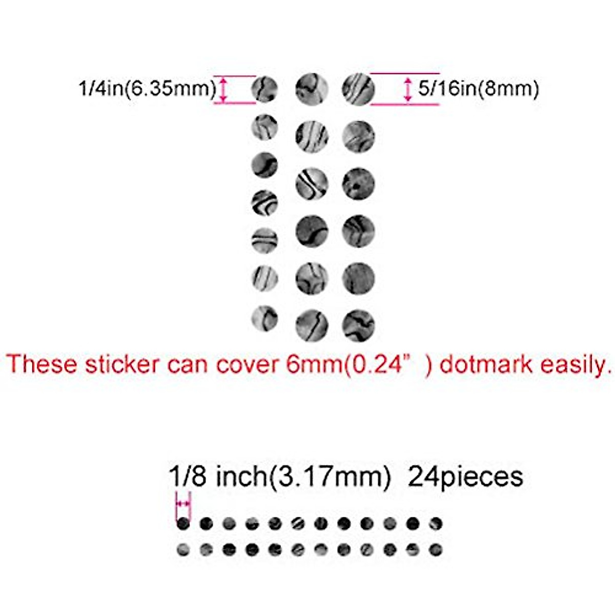 Inlaystickers Sticker/Decal (F-085CD-WT-AZ)