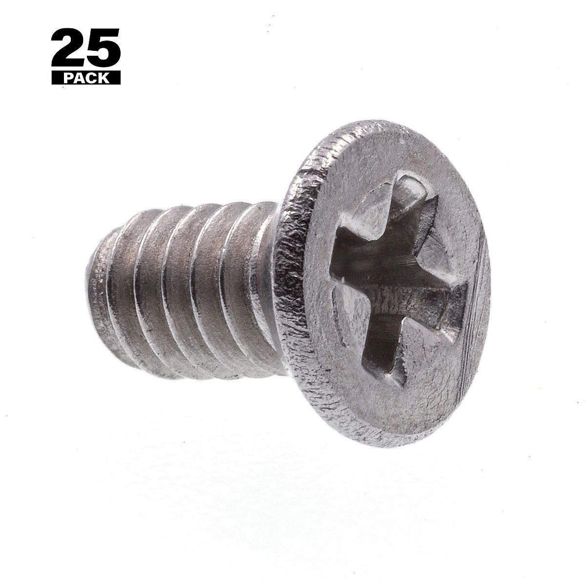 Prime-Line 9000111 Machine Screws, Flat Head, Phillips Drive, #0-80 X 1/8 In., Grade 18-8 (25 Pack)