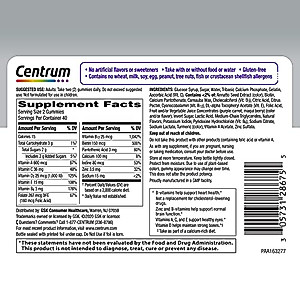 Centrum MultiGummies Gummy for Women 50 Plus, with Vitamin D3, B6 and B12, Multivitamin/Multimineral Supplement - 80 Count