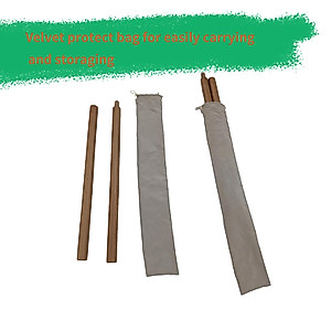 Yoga Stick | Multipurpose Wooden Pranayama Stick | Lung Opener for Fuller Breathing | Posture Corrector and Flexibility Enhancer | Detachable Robust Yoga Pole