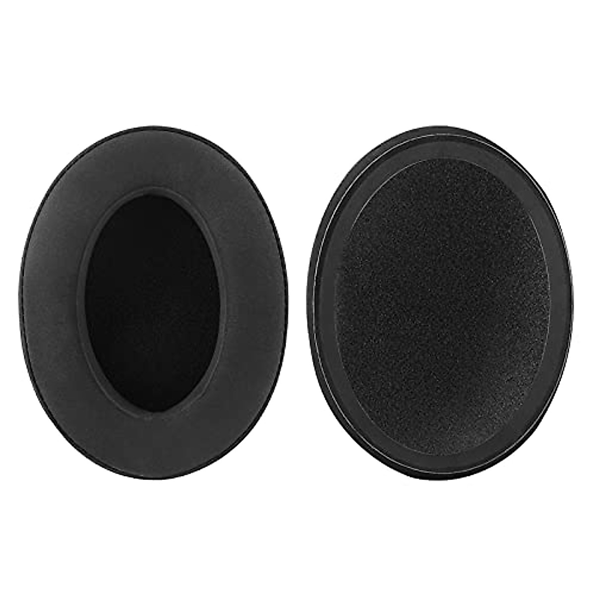 Geekria Comfort Velour Replacement Ear Pads for Sennheiser HD380, HD380 Pro, PXC350, PC350, PC350 SE, PXE350, HME95, HMEC250 Headphones Ear Cushions, Headset Earpads, Ear Cups Repair Parts (Black)