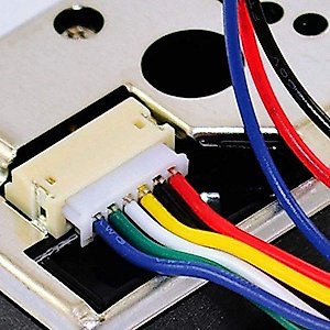 ZYM119 GP2Y1014AU0F Compact Optical Dust Sensor Compatible GP2Y1010AU0F GP2Y1010AUOF Smoke Particle Sensor with Cable Circuit Board