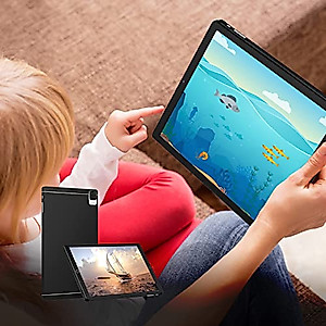 New Metal 10.1 Inch Four Camera HD Tablet WiFi Bluetooth Android Voice Call Game Tablet Supports SIM Communication Function, Front and Rear Dual Cameras