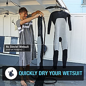 Ho Stevie! Wetsuit Hanger - Fast Dry Folding Vented Hanger for Surfing and Scuba Diving Wet Suits