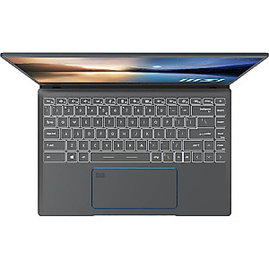 MSI Prestige 14 Evo Professional Laptop: 14" FHD Ultra-Thin Bezel Display, Intel Core i7-1185G7, Intel Iris Xe, 16GB RAM, 512GB NVMe SSD, Thunderbolt 4, Win10 Home, Intel Evo, Carbon Gray (A11M-220)