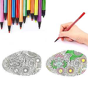 DDMY 6 Pack 3D Coloring Puzzle Set, Art Coloring Painting Puzzle for Kids Age 7 8 9 10 11 12, Fun Creative DIY Toys for Girls Boys