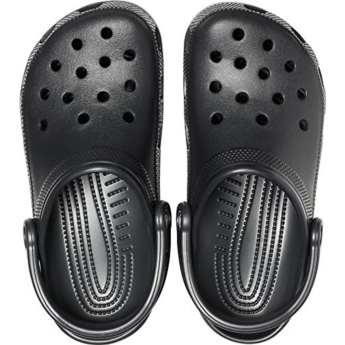 Crocs Unisex-Adult Classic Clog, Clogs for Women and Men, Black, 13 Women/11 Men