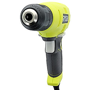 Ryobi D43K 5.5 Amp 3/8 Inch 1,600 RPM Variable Speed Trigger Corded Power Drill
