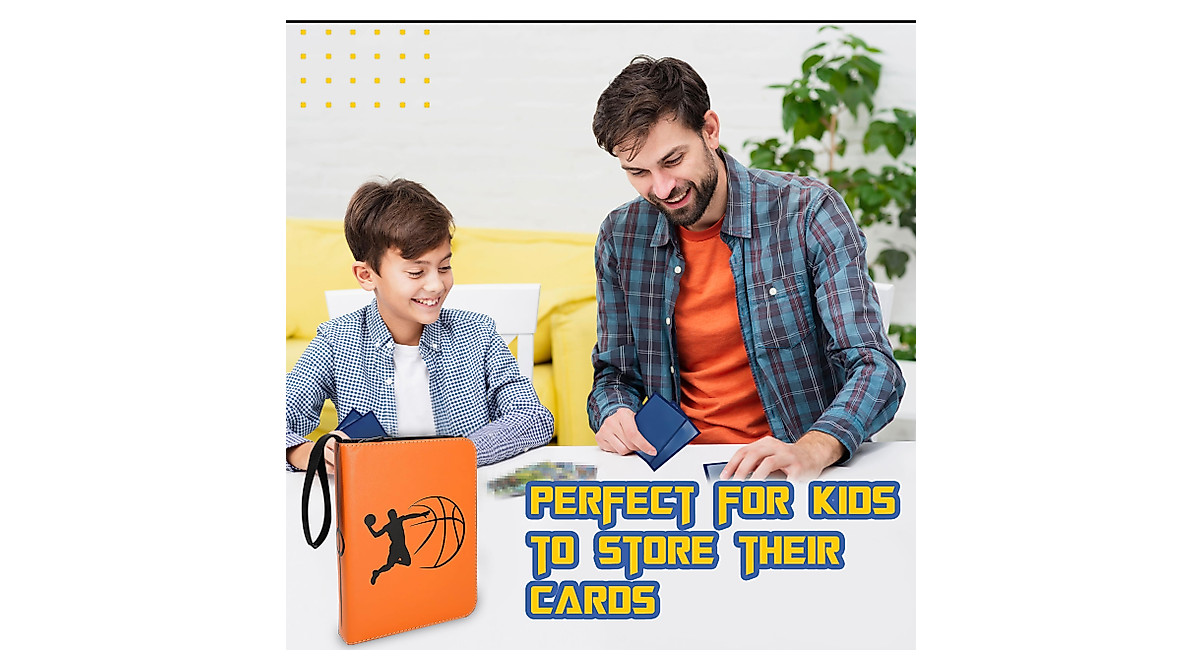 Basketball Card Binder - 400 Pocket Zipper Album