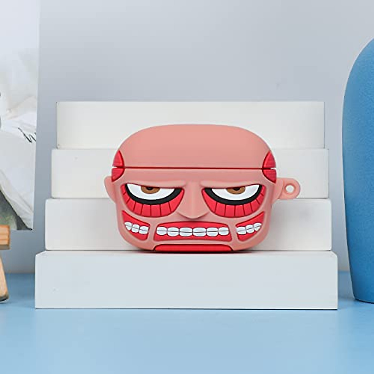 Oqplog for AirPod Pro 2019/Pro 2 Gen 2022 Case Anime Cartoon Kawaii Character Cover for AirPods Pro Silicone Cases Air Pods Pro Cute Funny 3D Fun Soft for Boys Girls Teen Girly (Giant)