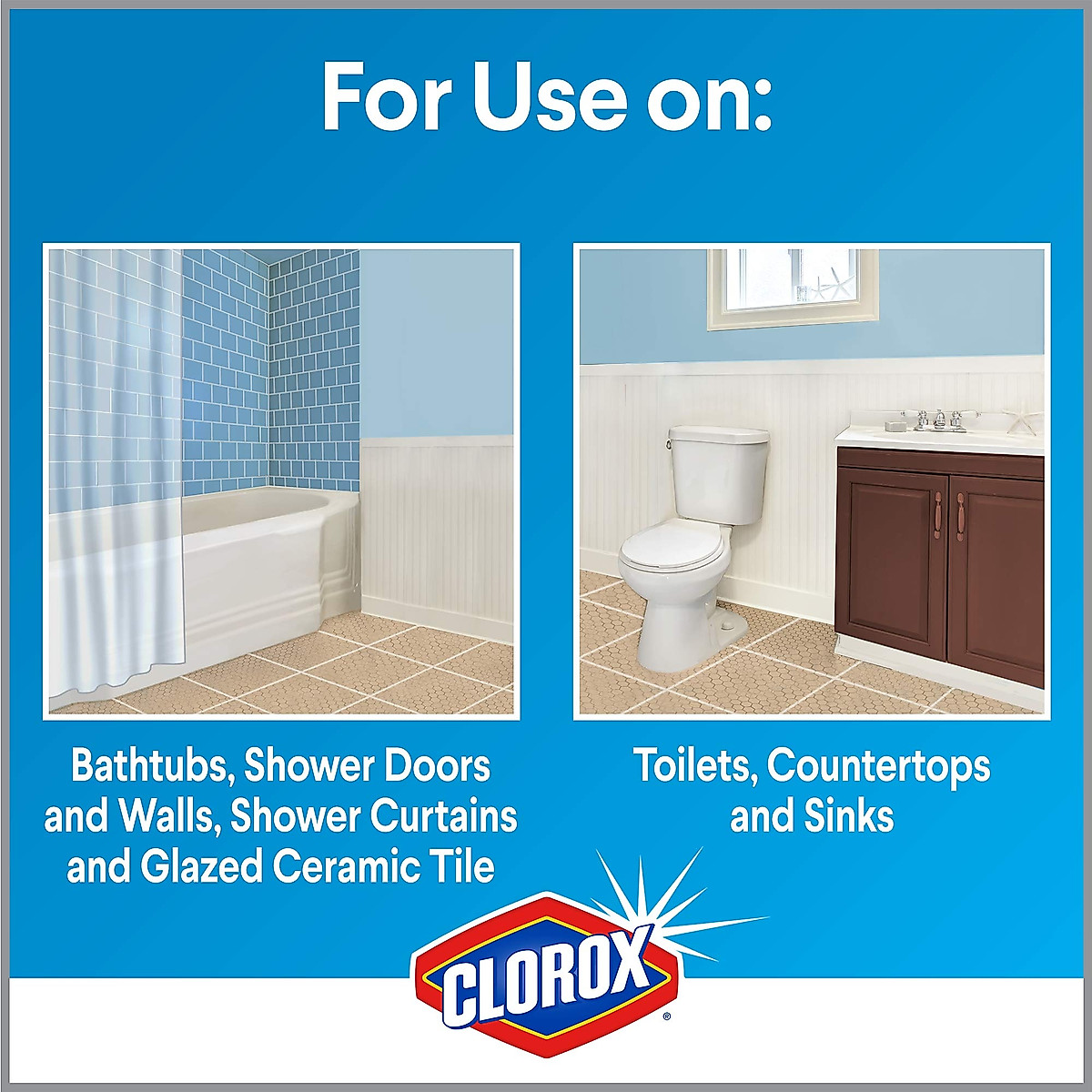 Tilex Mold and Mildew Remover Spray, 32 Fluid Ounce (Pack of 2)