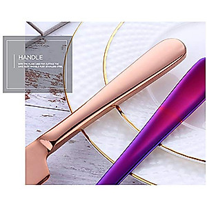 BISDA Wedding Cake Knife Server Set, 304 Stainless Steel Spatula Baking Tool Cake Shovel Butter Knives For Pie/Pizza/Cheese (Rose Gold)