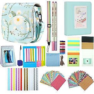 A ANTER Instant Camera Accessories Compatible with Fujifilm Instax Mini 12 11 9 Instant Film Camera - Chrysanthemum