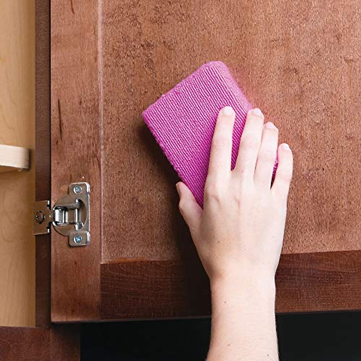 iDesign AFFIXX Plastic Wall Mount Organizer for Kitchen, Bathroom, Office, Bedroom, Garage, Craft Room, 3" x 6" x 5", Clear