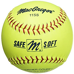 MacGregor Safe/Soft Training Softball, 12-inch (One Dozen)