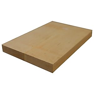 Exotic Wood Zone's Basswood bass Guitar Body Blank | Electric Guitar Body Blank | Solid Body Electric Guitars Blank 21" x 14" x 2"- 2 Piece Glued (Planed, Basswood)