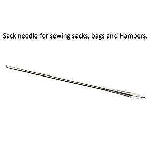 Eketirry Hand Sewing Needle Kit, Heavy Duty Household Hand Needles for for Upholstery, Carpet, Leather, Canvas Repair (5 Pieces)