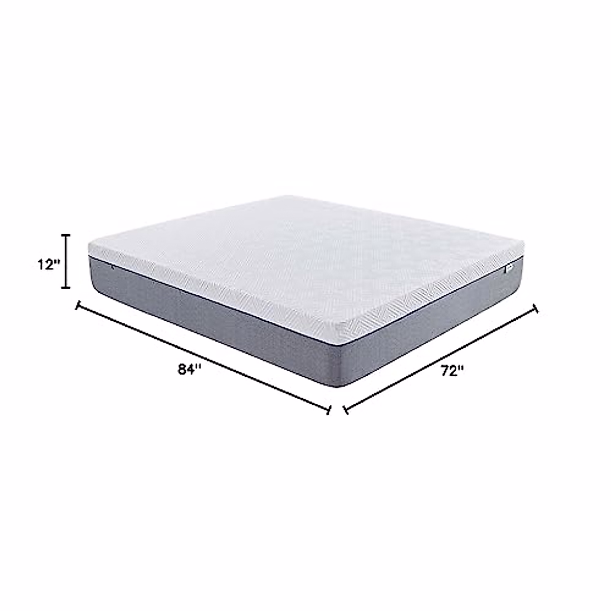 Novilla California King Mattress, 12 Inch Gel Memory Foam Cal King Mattress for Cool Sleep & Pressure Relief, Medium Plush Feel with Motion Isolating, Bliss
