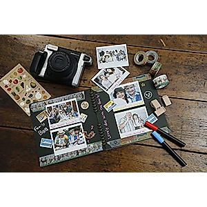 Fujifilm Instax Wide 300 Instant Film Camera (Black) (Renewed)