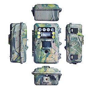 Boly Trail Camera 48MP 1080P Video Game Camera, with White LED/Xenon Flash/Black IR, 2” LCD Display up to 100ft. Detection Range and 90ft. Lighting Range, Against Water & Snow Hunting Cam