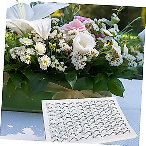 Levemolo 5pcs Storage Box Sponge Pad Jewelry Insert Display Mats Ring Display Pad Earrings Showcase Tray Trinket Tray Ring Tray Earring Sponge Display Pad Display Board Lining White