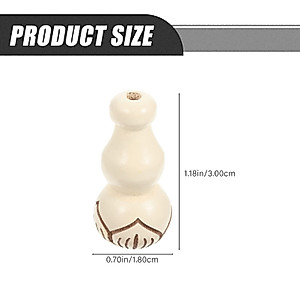 200pcs Curtain Accessories White Wood One Body Partition