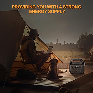 ATZ POWER Portable Power Station, Solar Generator 296Wh Power Bank with 110V Pure Sine Wave AC Outlet 80000mAh Lithium Battery Generators for Home Use, Camping, Travel, Emergency Backup