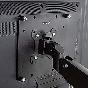 VIVO Steel VESA TV and Monitor Mount Adapter Plate Bracket for Screens 23 to 42 inches, Conversion Kit for VESA up to 200x200mm, MOUNT-AD2X2