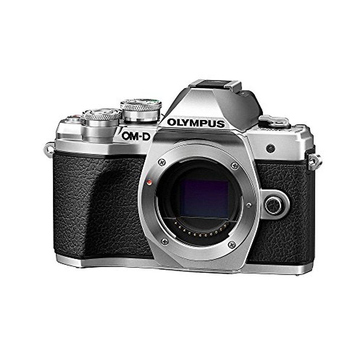 Olympus OM-D E-M10 Mark III Camera Body (Silver), Wi-Fi Enabled, 4K Video