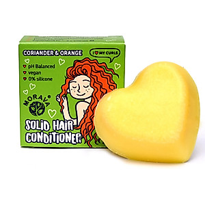 Morava Conditioner Bar for Curly Hair with Marshmallow Root Extract, Shea and Cocoa Deep Conditioner, Vitamin B5, Bar Conditioner for Hair with Sustainable Ingredients, Silicone Free (for curly hair)