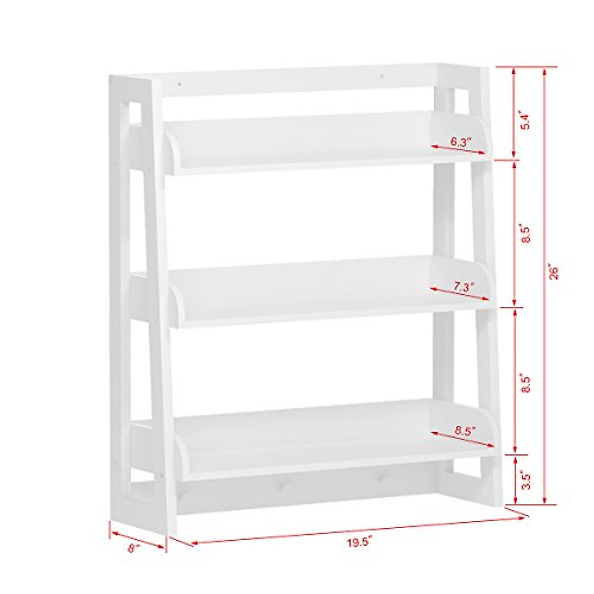 UTEX 3 Tier Bathroom Shelf Wall Mounted with Towel Hooks, Bathroom Organizer Shelf Over The Toilet (White)