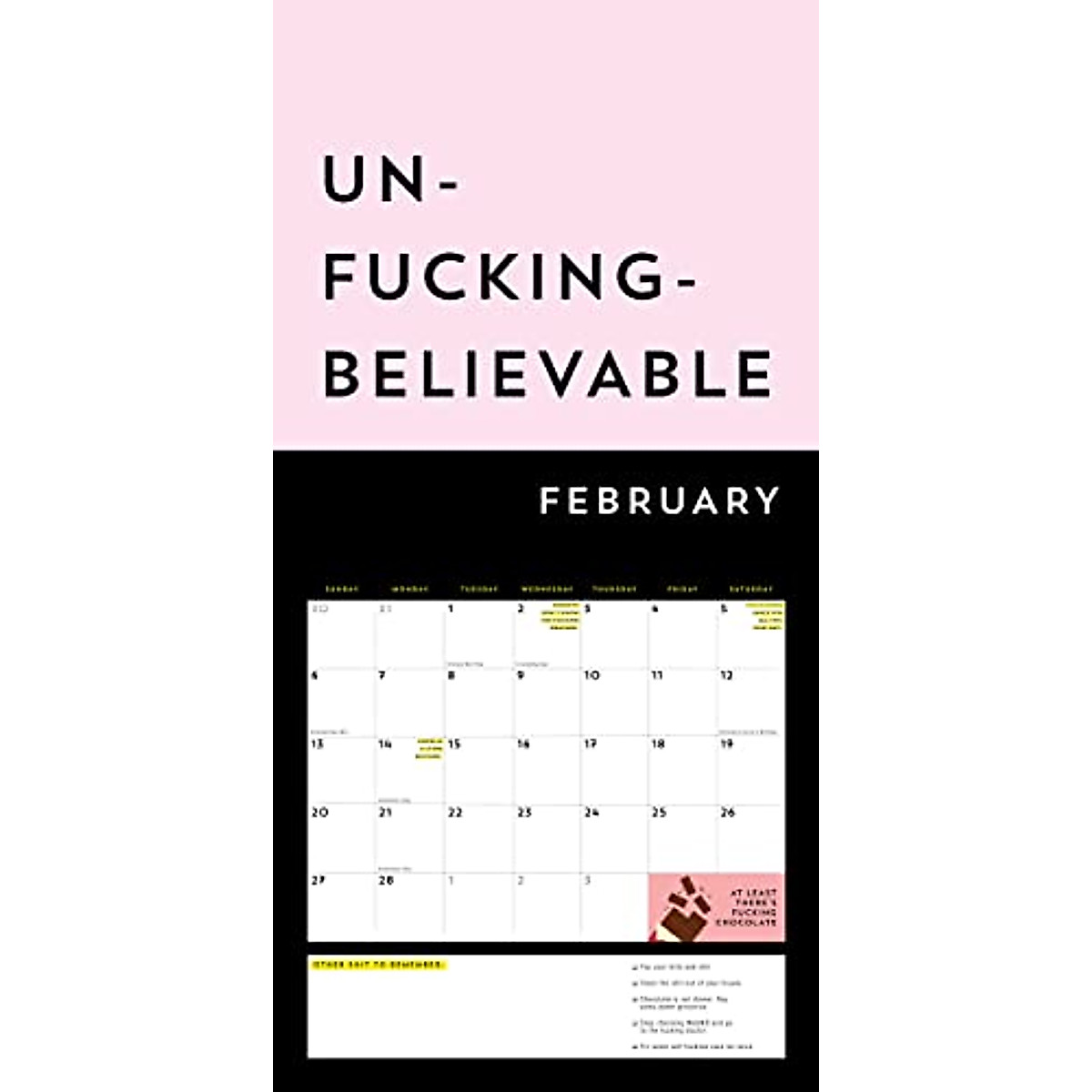 A F*cking 2022 Wall Calendar: Get Your Sh*t Together This Year - Includes Stickers! (Funny Monthly Calendar, White Elephant Gag Gift for Adults) (Calendars & Gifts to Swear By)