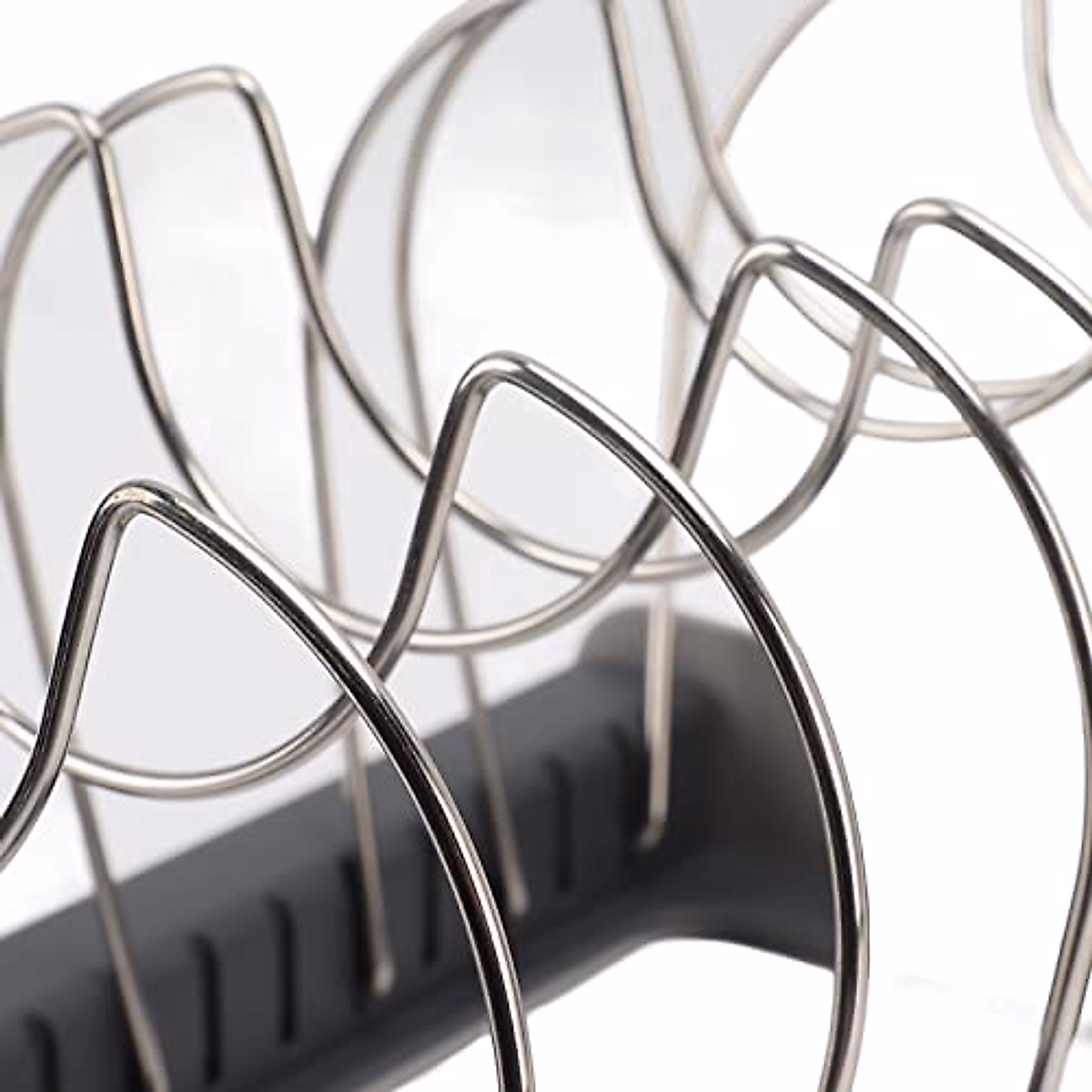 HOHXFYP Under Sink Organizers,Durable Plastic Material Kitchen Cabinet Bakeware Holder,Space Saving Expandable Versatile Kitchen Cabinet Storage with 7 Dividers for Pots