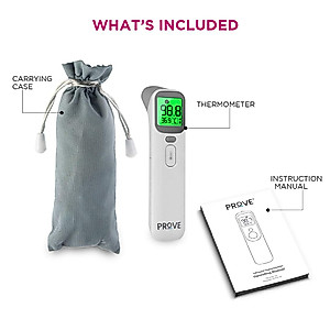 Prove Multifunction Infrared Thermometer | 4-in-1 Infrared Thermometer |Color Changing Fever Indicator